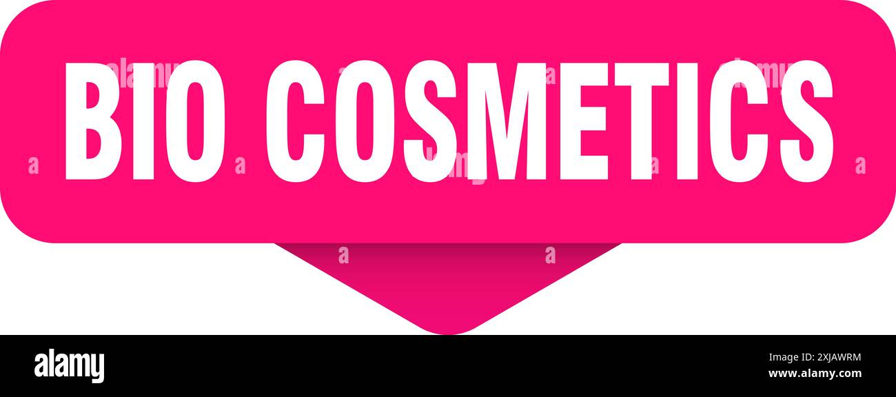 bio cosmetics sticker. bio cosmetics sign on transparent background ...