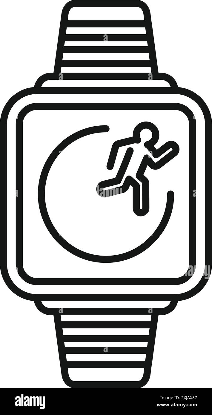 Mobile phone man running Black and White Stock Photos & Images - Alamy