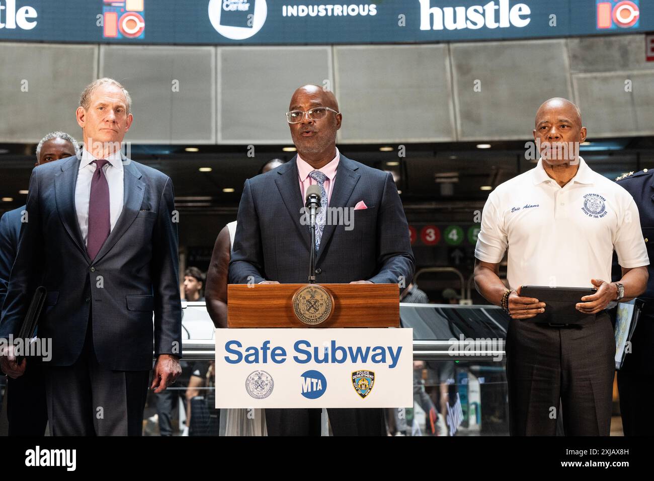 Deputy Mayor of New York City for Public Safety Philip Banks III speaks ...