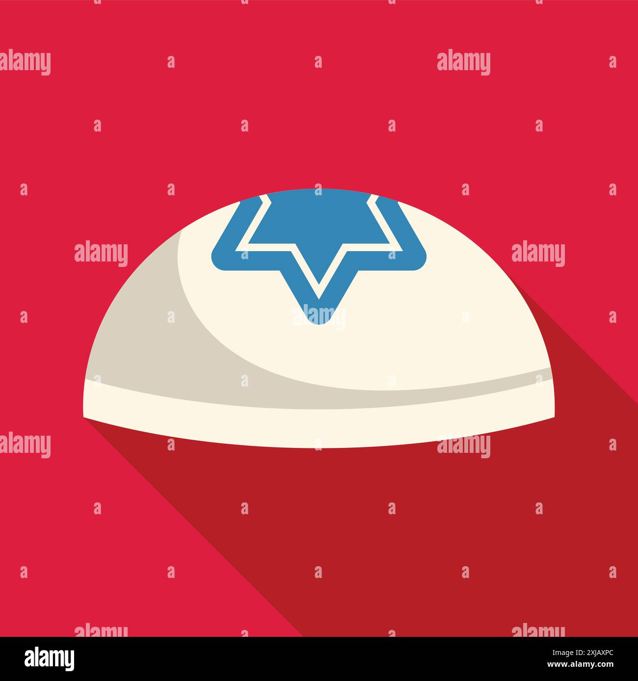 Kippah, a traditional jewish head covering, often worn during prayer ...