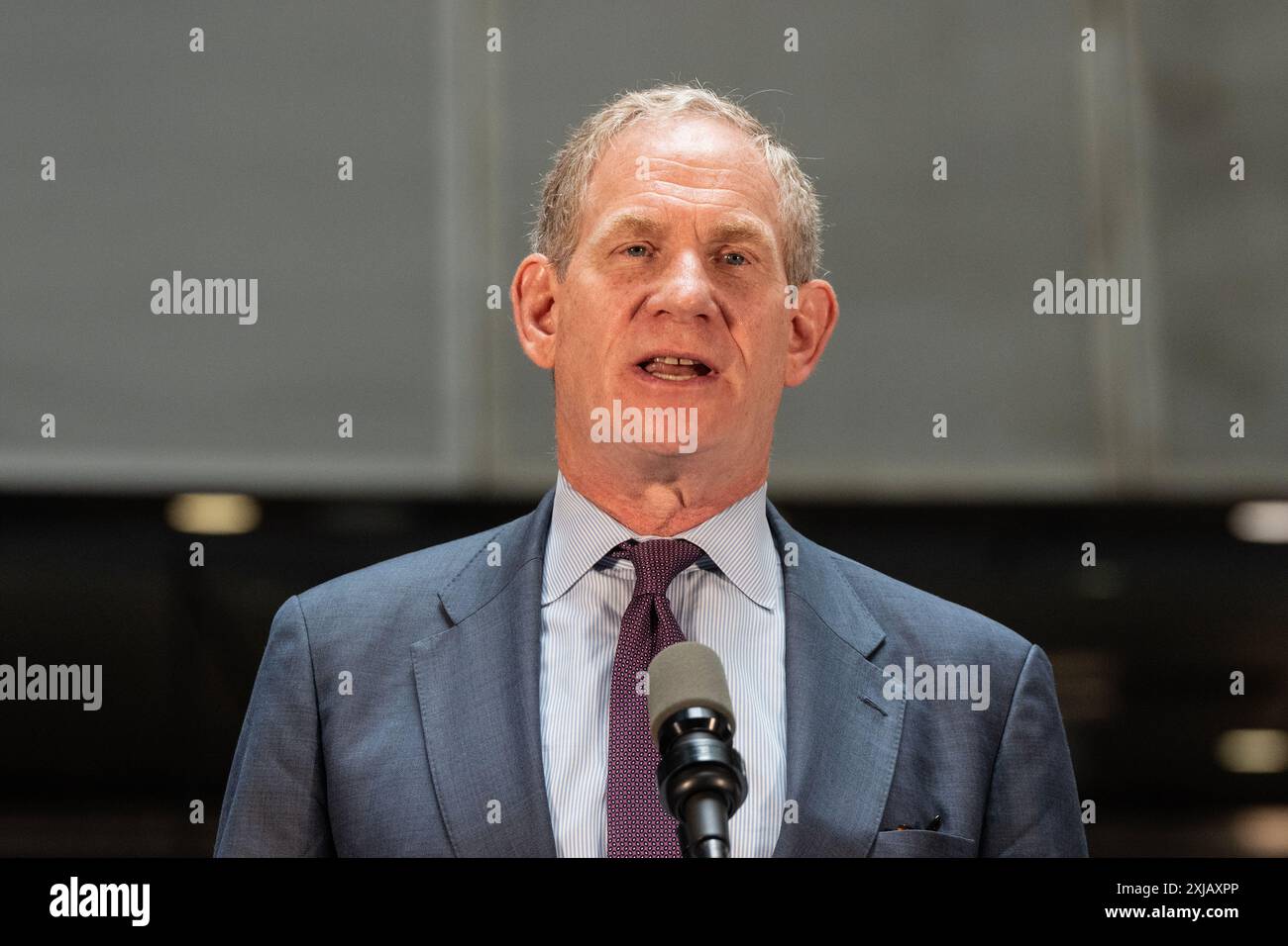 MTA Chair and CEO Janno Lieber speaks during mayor subway safety ...
