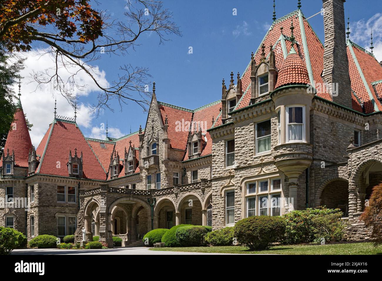 former Pott's Mansion, Langoma, 1897, historic property, stone house ...