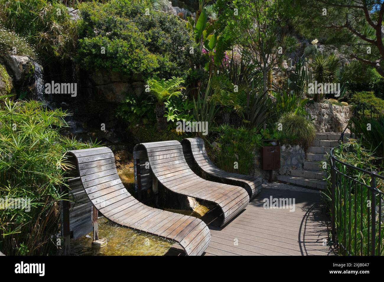 Botanical walk in the exotic garden of EZE, medieval village of the ...