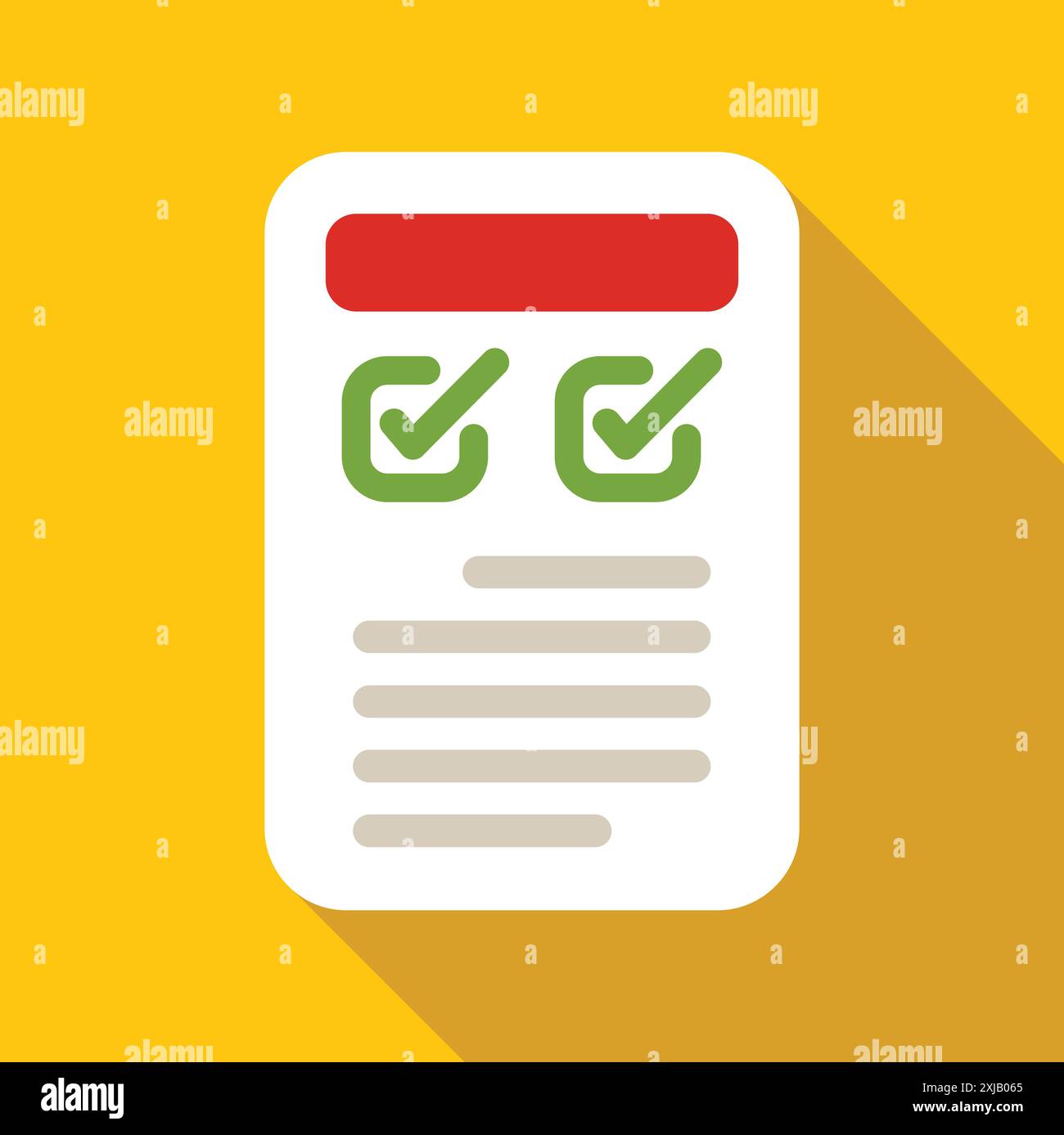 Online survey form is displaying with two check marks indicating ...