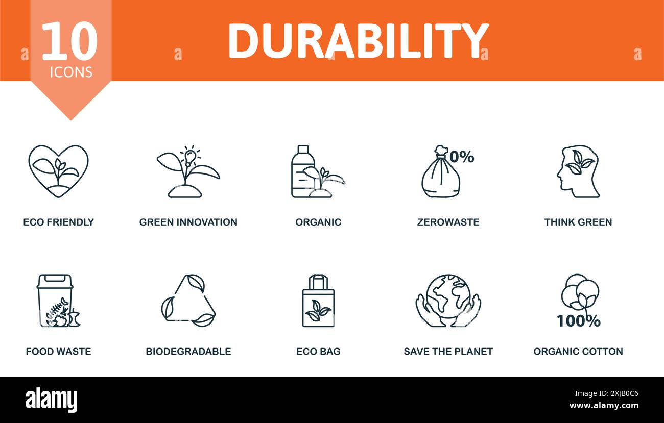 Durability icon Stock Vector Images - Alamy