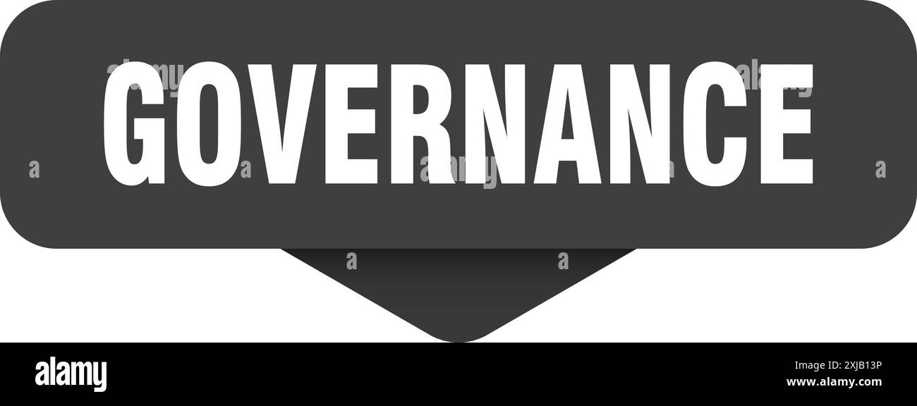 governance sticker. governance sign on transparent background ...