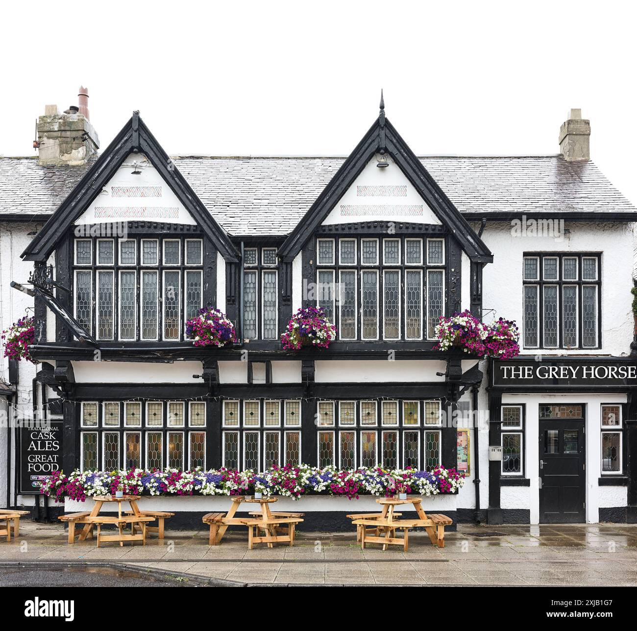 The Grey Horse public house, East Boldon, England Stock Photo - Alamy