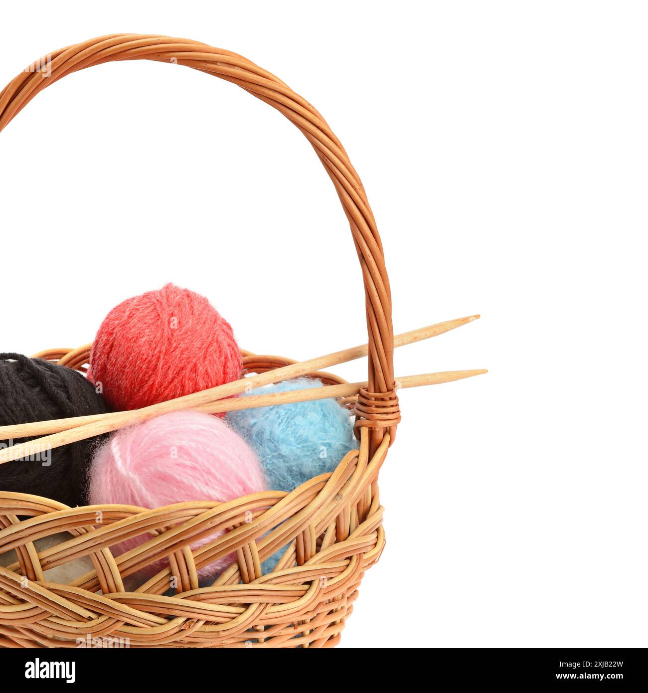 Knitting wool balls set hi-res stock photography and images - Alamy