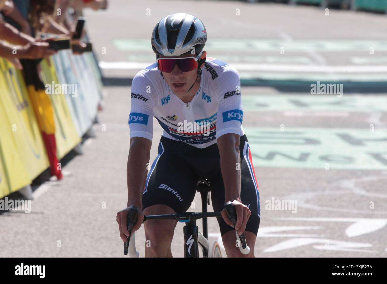 Remco Evenepoel best young rider Tour de France 2024 Stock Photo - Alamy