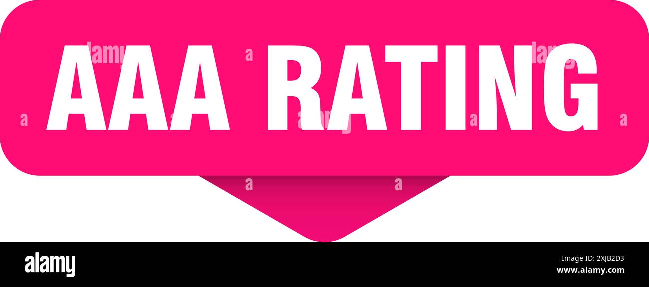 aaa rating sticker. aaa rating sign on transparent background ...