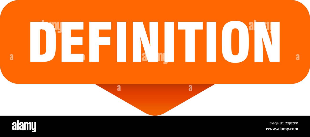 definition sticker. definition sign on transparent background ...