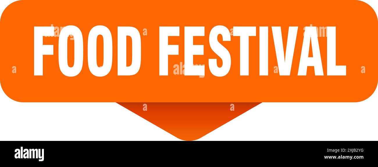 food festival sticker. food festival sign on transparent background ...