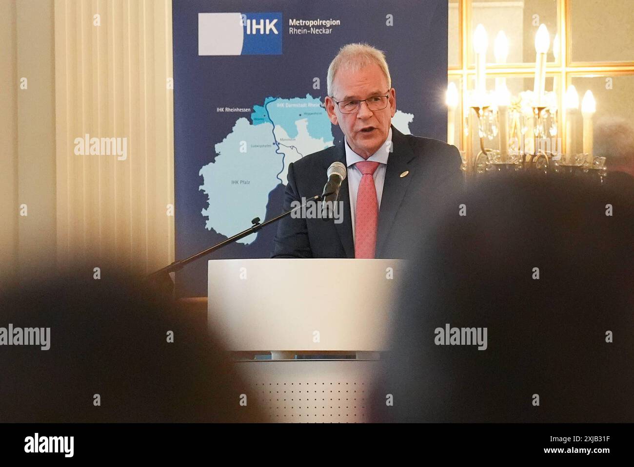 IHK MRN Wirtschaftsforum 2024 Albrecht Hornbach Praesident der IHK MRN ...