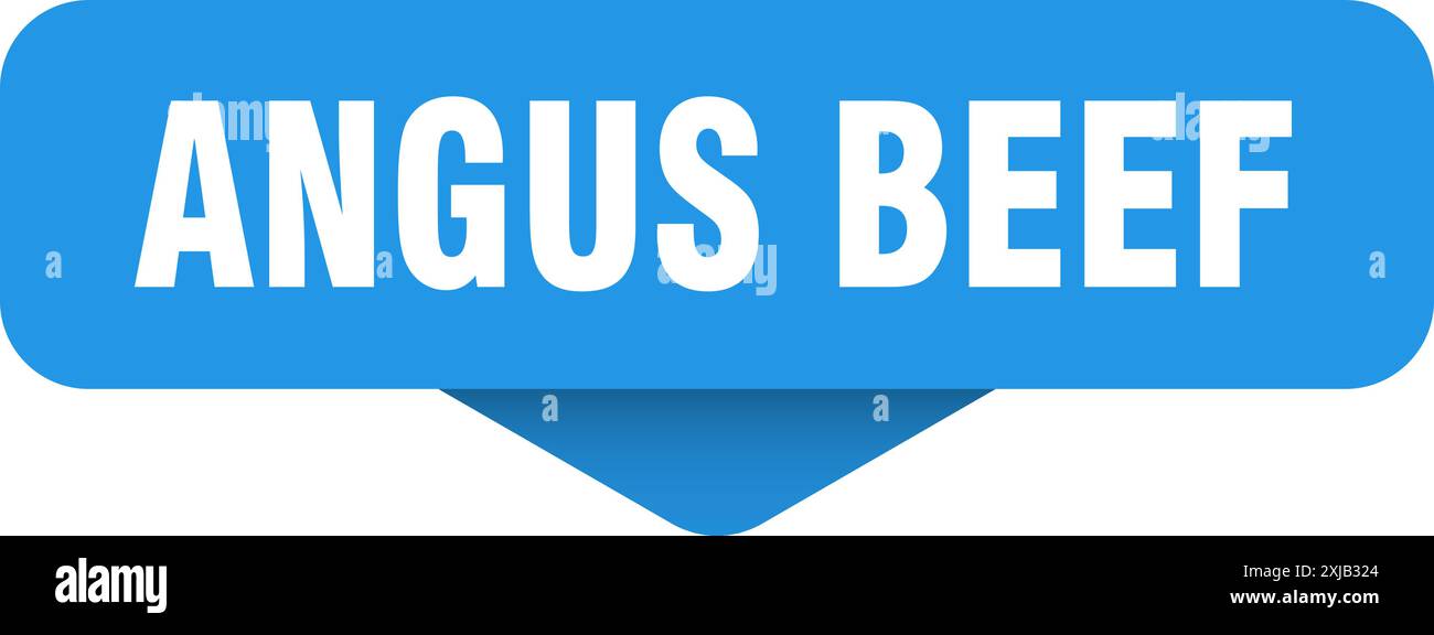angus beef sticker. angus beef sign on transparent background ...