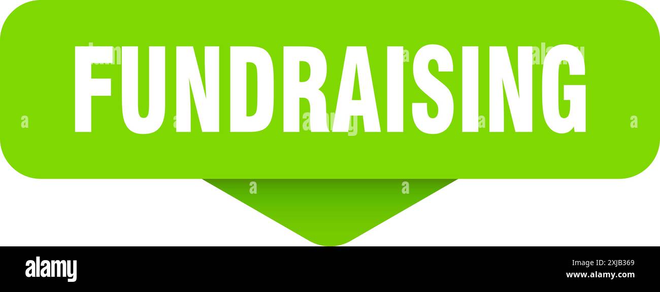 fundraising sticker. fundraising sign on transparent background ...