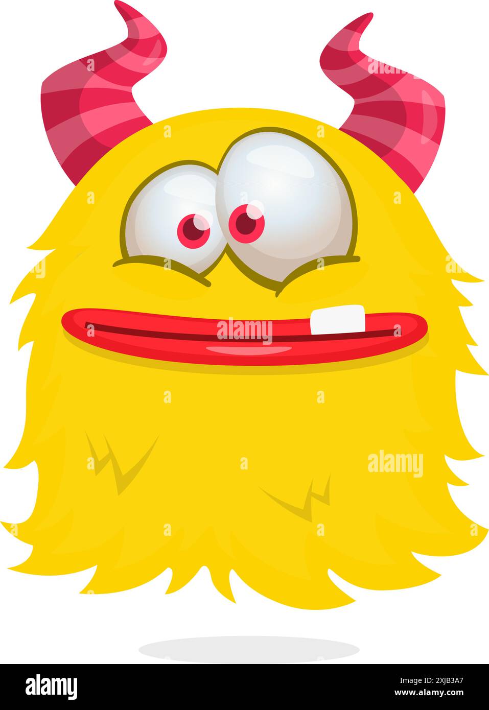 Funny cartoon flying monster. Halloween vector illustration. Great for ...