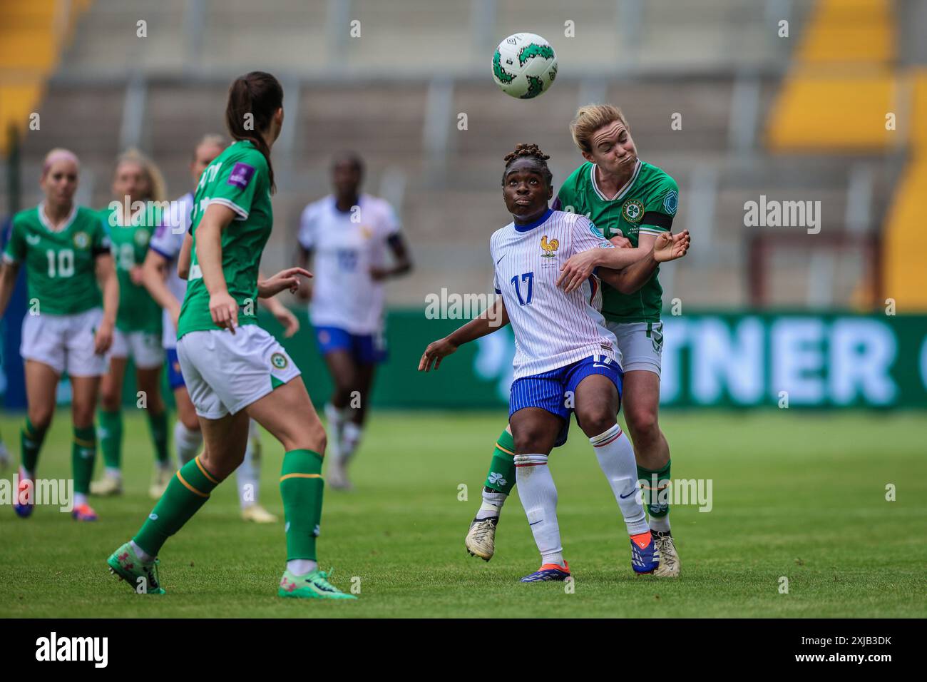 July 16th, 2024, Sandy Baltimore of France disputes possession of the ...