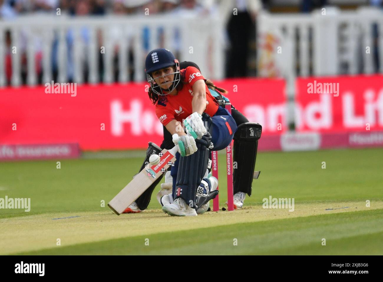 London, England. 17th Jul 2024. Maia Bouchier bats during the Fifth ...
