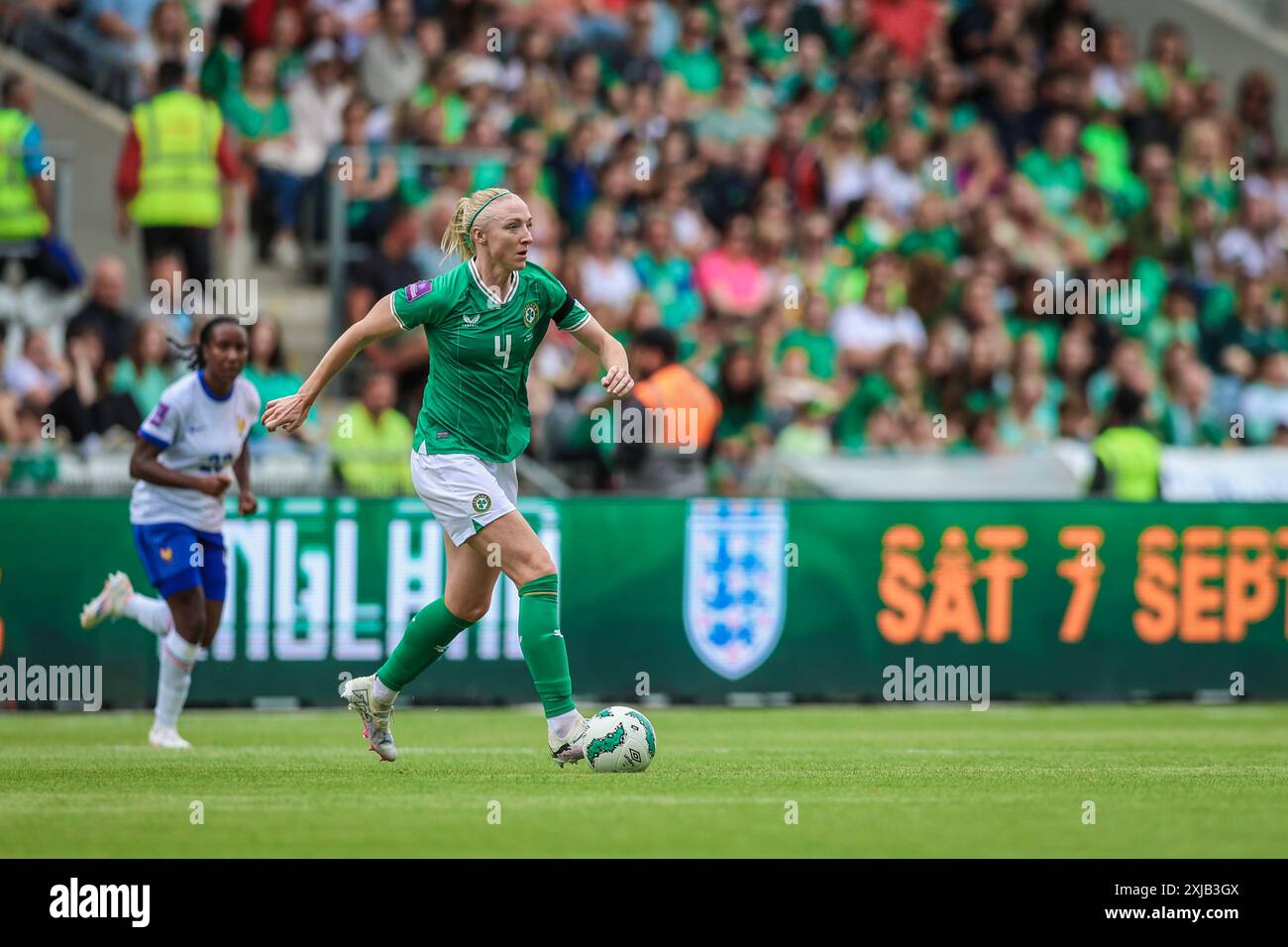 July 16th, 2024, Louise Quinn of Ireland during the UEFA EURO 2025 ...