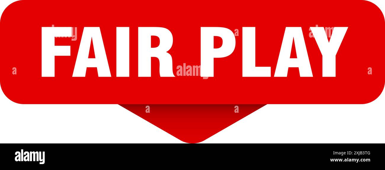 fair play sticker. fair play sign on transparent background ...