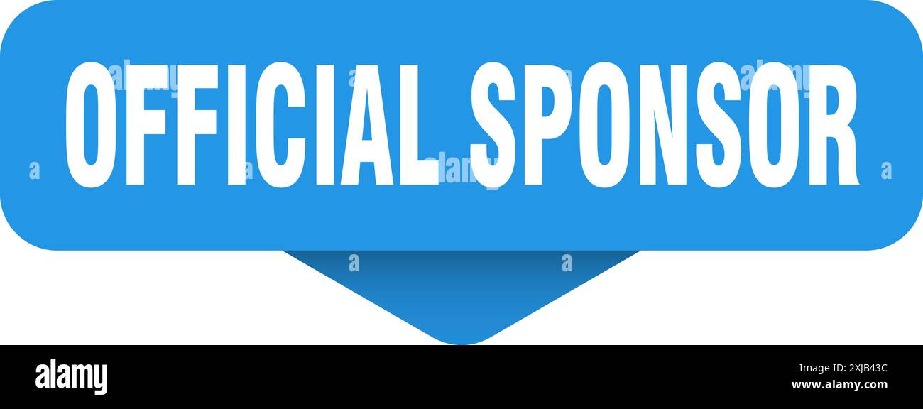 official sponsor sticker. official sponsor sign on transparent ...