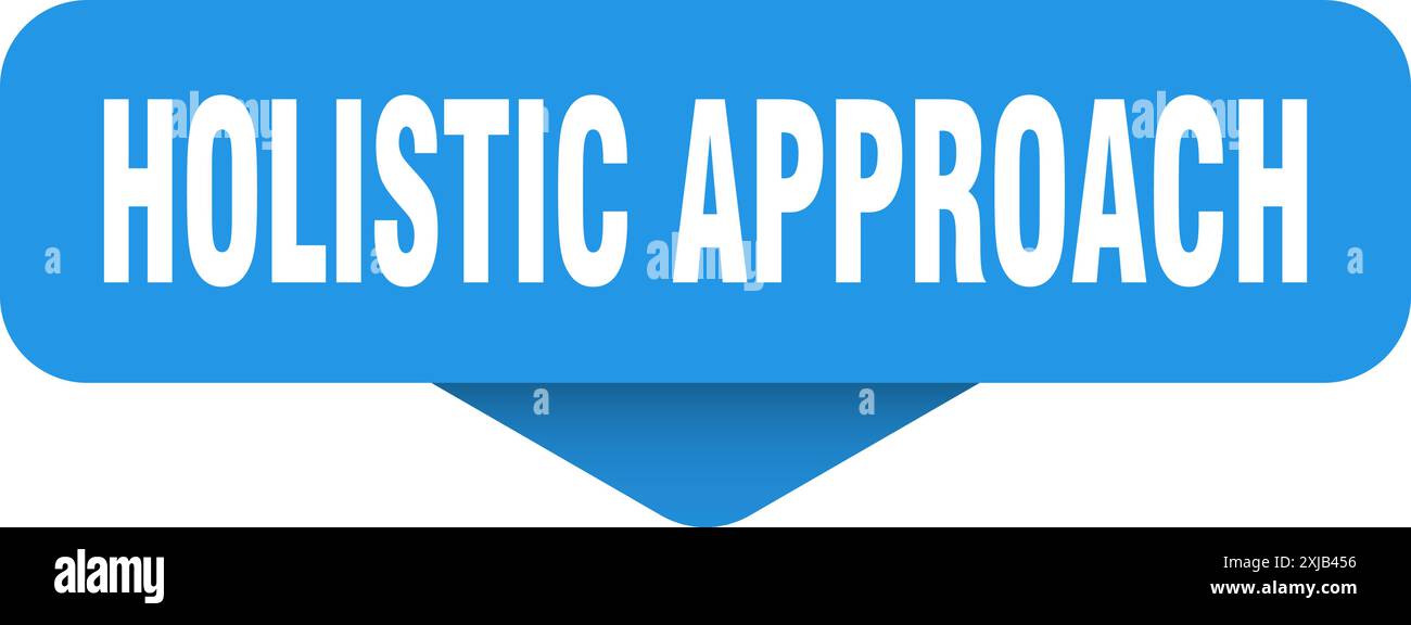 holistic approach sticker. holistic approach sign on transparent ...