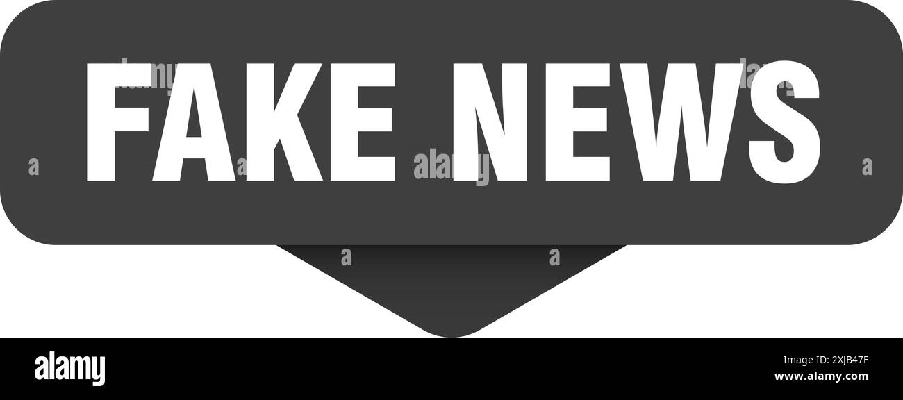 fake news sticker. fake news sign on transparent background ...