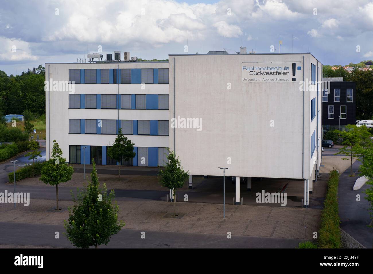Lüdenscheid, NRW, Germany. 16th of July 2024.Building of the South Westphalia University of ...