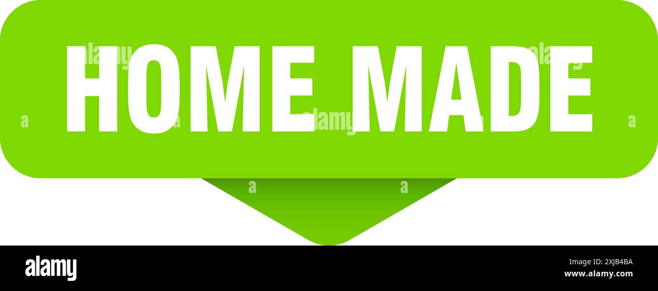 home made sticker. home made sign on transparent background ...