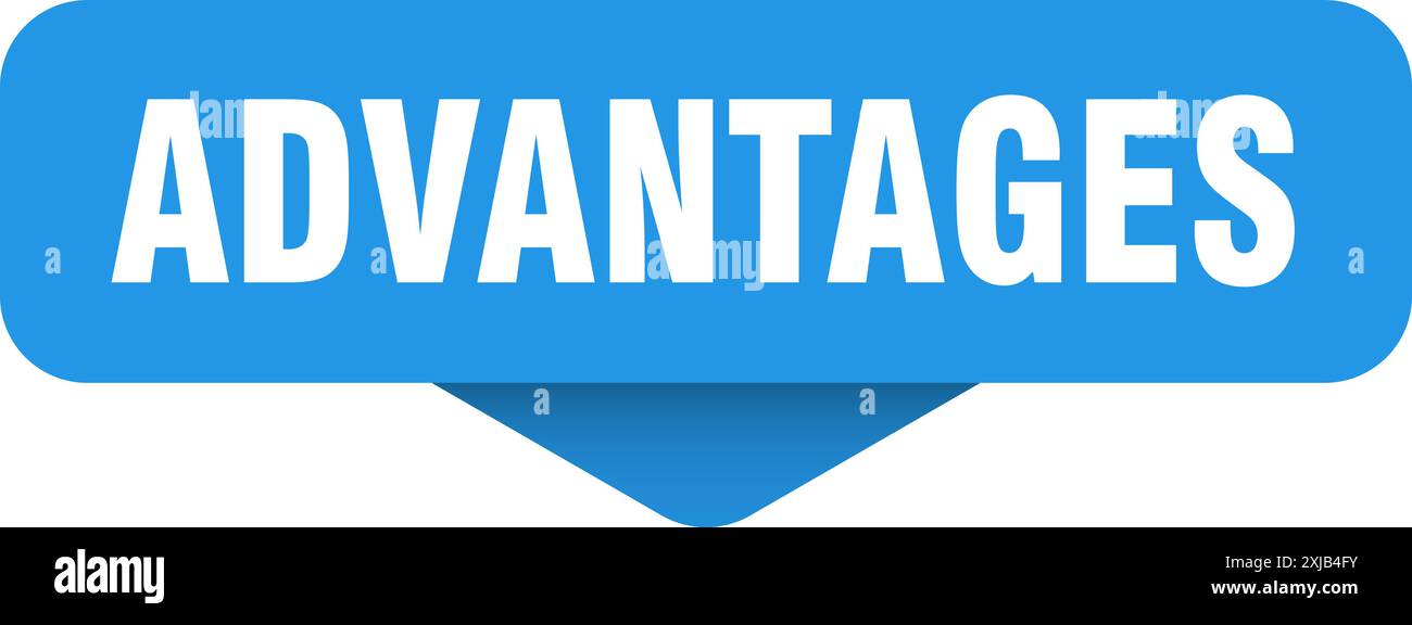 advantages sticker. advantages sign on transparent background ...