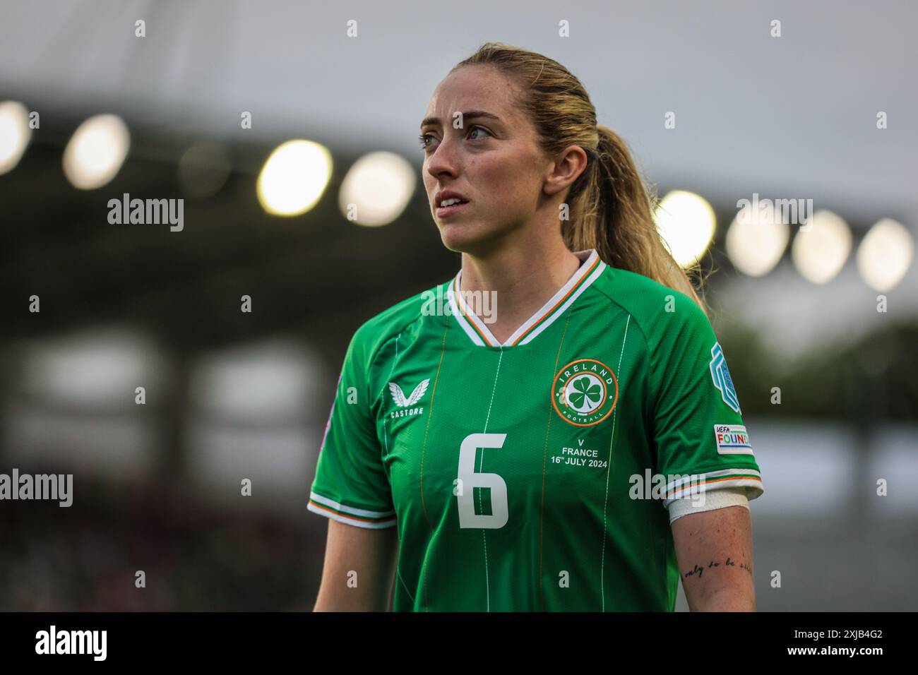 July 16th, 2024, Megan Connolly of Ireland during the UEFA EURO 2025 ...
