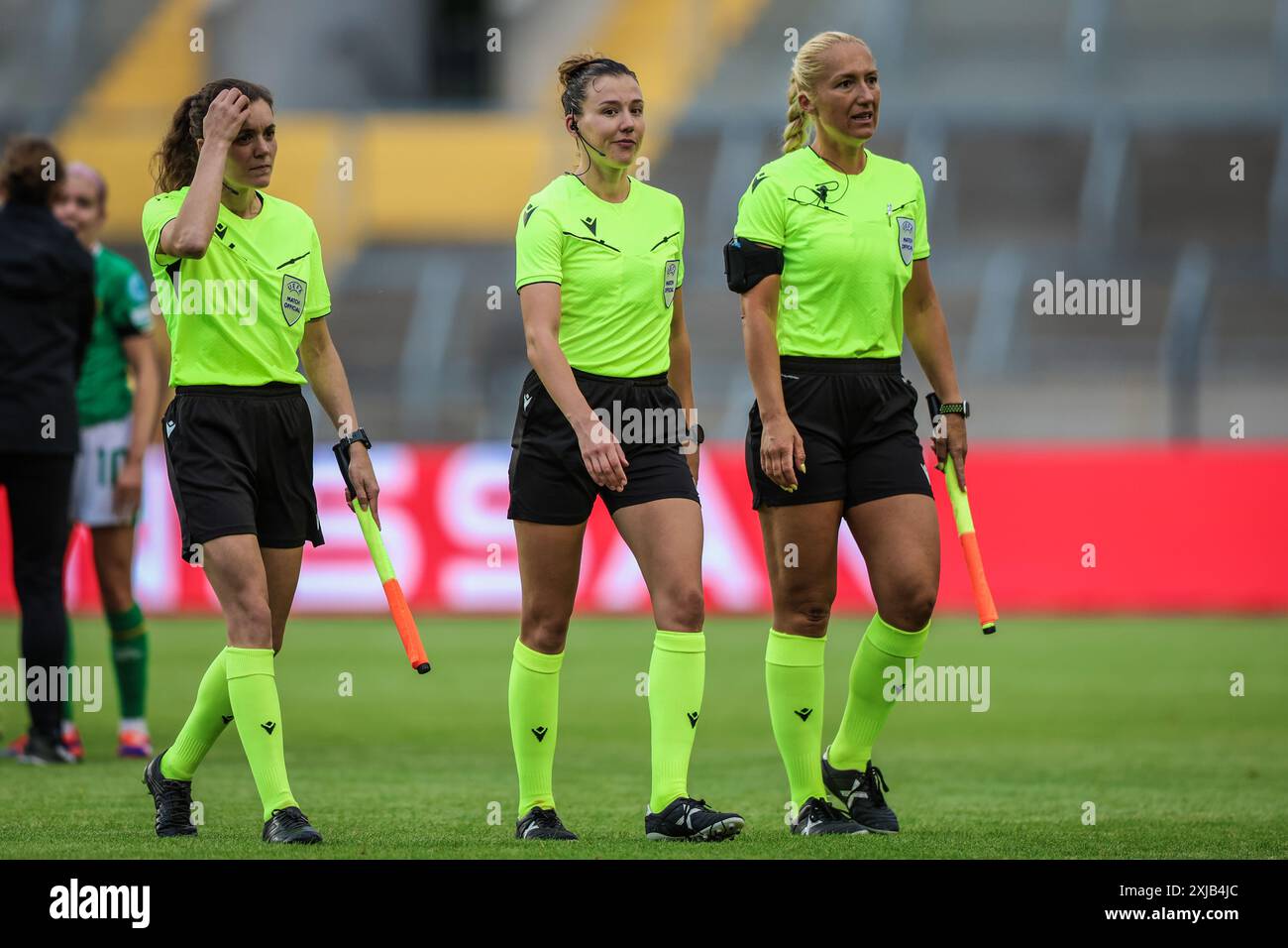 July 16th, 2024, Referee Olatz Rivera Olmedo during the UEFA EURO 2025 ...