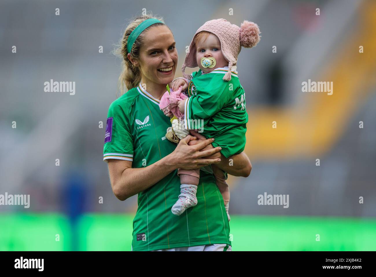 July 16th, 2024, Julie-Ann Russell of Ireland and her daughter Rosie ...