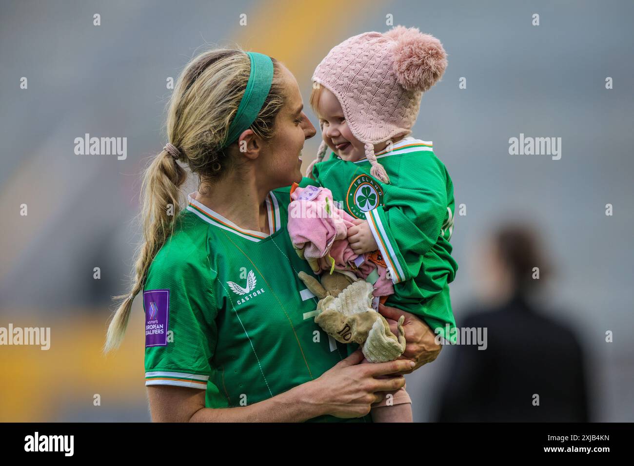 July 16th, 2024, Julie-Ann Russell of Ireland and her daughter Rosie ...