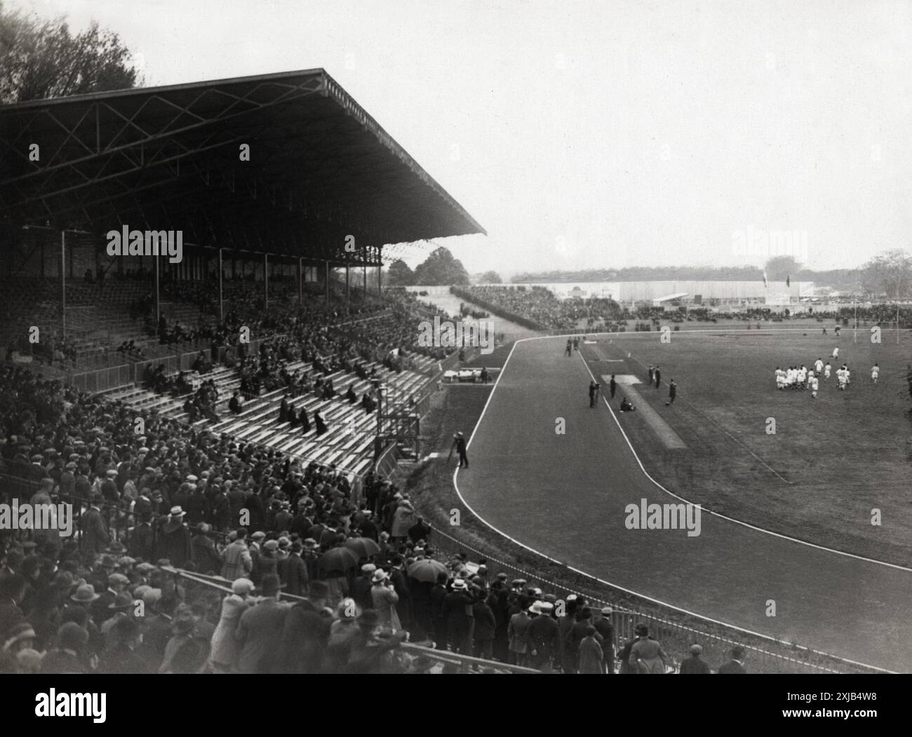 Colombes Stadium on the first day of the Paris 1924 Olympic Games - The ...