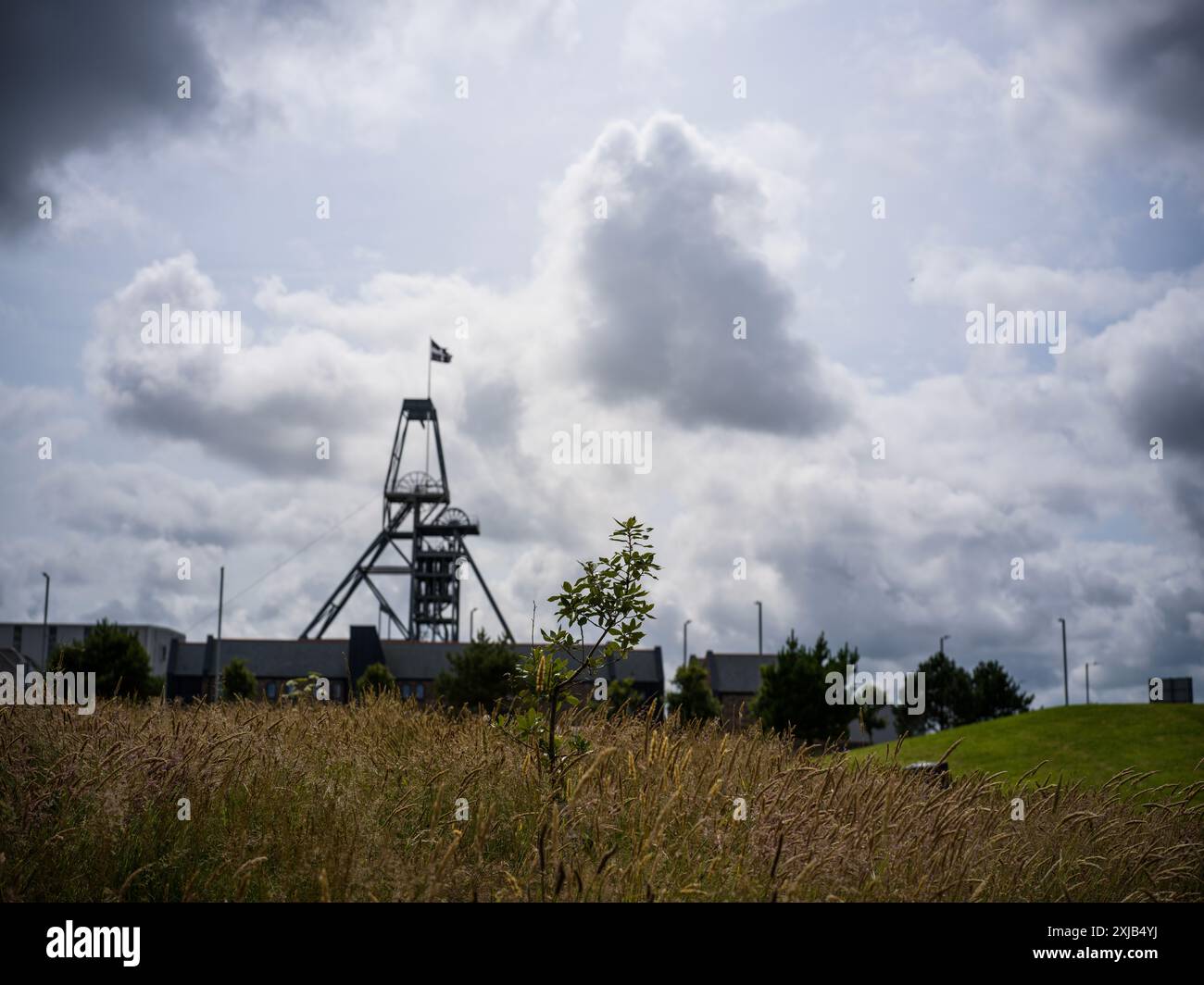 HEARTLANDS POOL CAMBORNE WORLD HERITAGE SITE MINING ENGINE HOUSE Stock ...