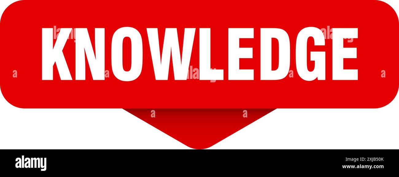 knowledge sticker. knowledge sign on transparent background ...