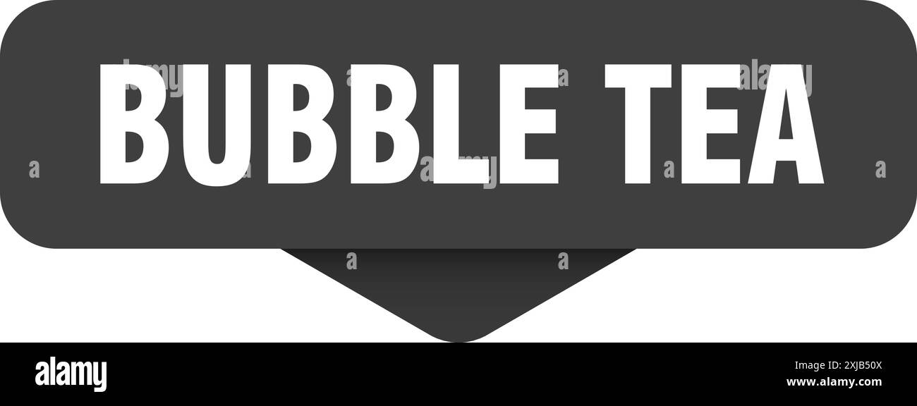 bubble tea sticker. bubble tea sign on transparent background ...