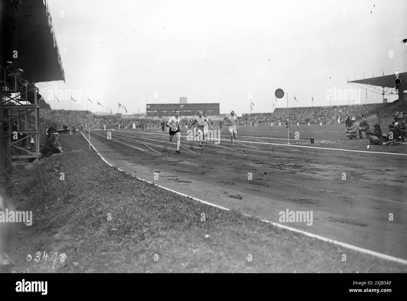 Paris 1924 Olympics 100 m heat - July 6 1924 - The 1924 Paris Olympics ...