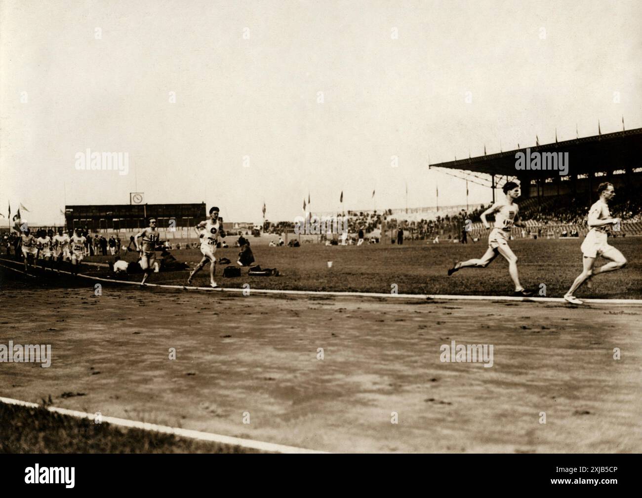 Paris 1924 Olympics, Summer Games - Paavo Nurmi wins the 1500 meters ...