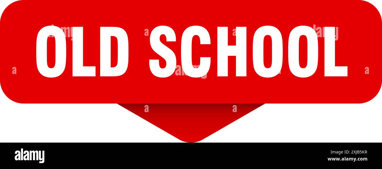 old school sticker. old school sign on transparent background ...