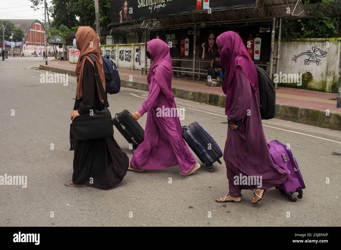 Dhaka, Bangladesh. 17th July, 2024. Due to the quota movement, students ...