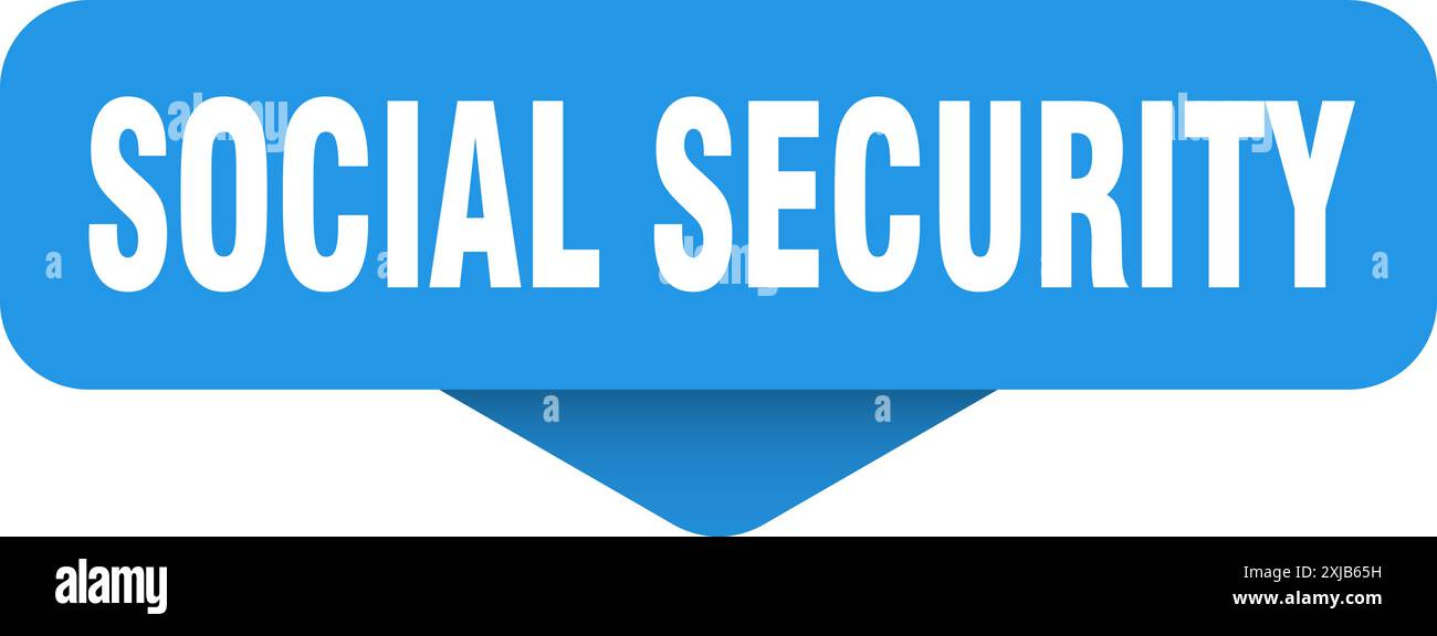 social security sticker. social security sign on transparent background ...