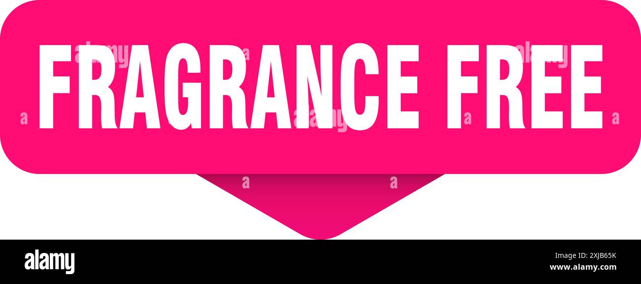 fragrance free sticker. fragrance free sign on transparent background ...