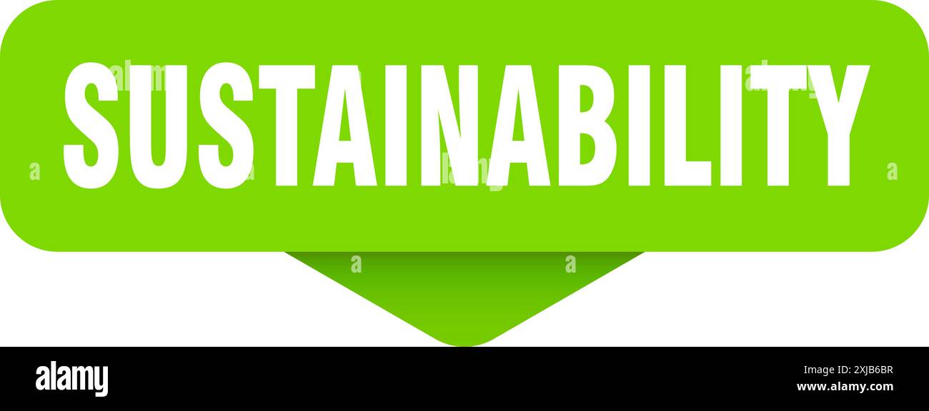 sustainability sticker. sustainability sign on transparent background ...