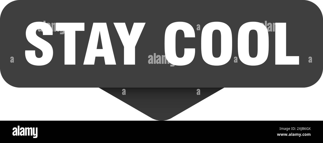 stay cool sticker. stay cool sign on transparent background ...