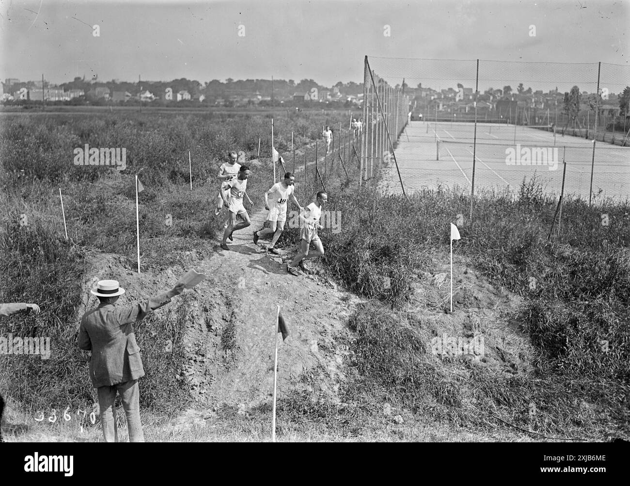 Paris 1924 Summer Olympics Cross Country - Ritola, Nurmi, Wide, Benham ...