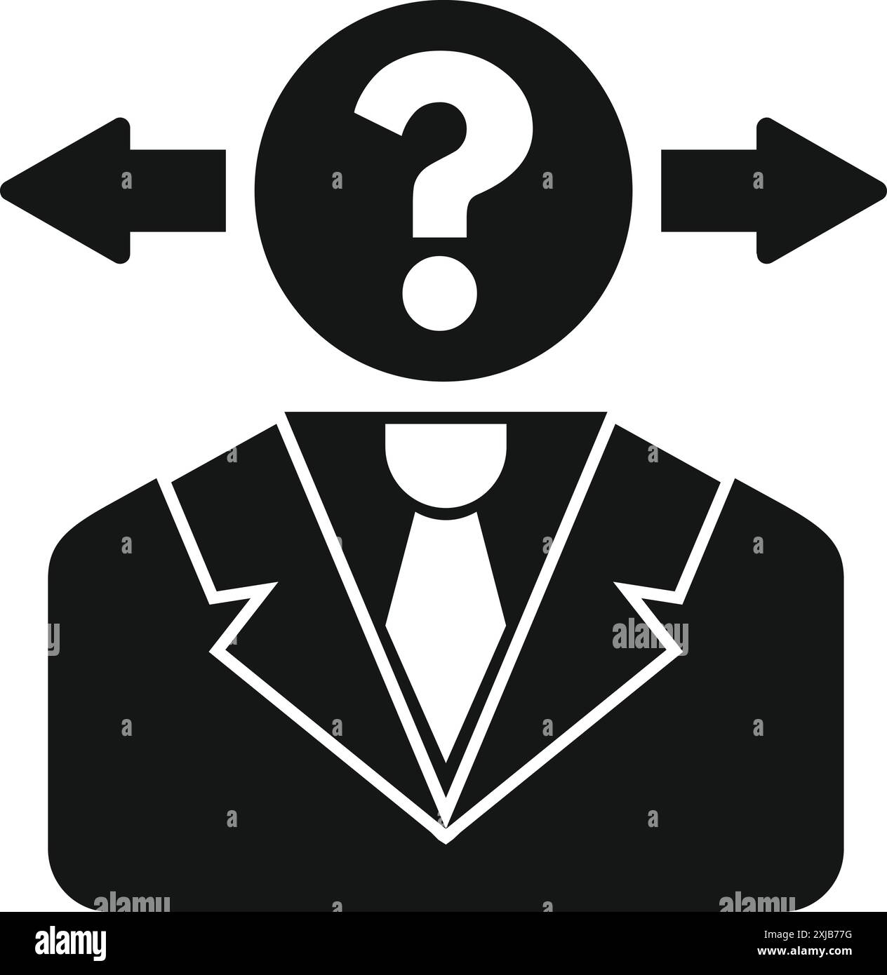 Businessman question mark over head hi-res stock photography and images ...