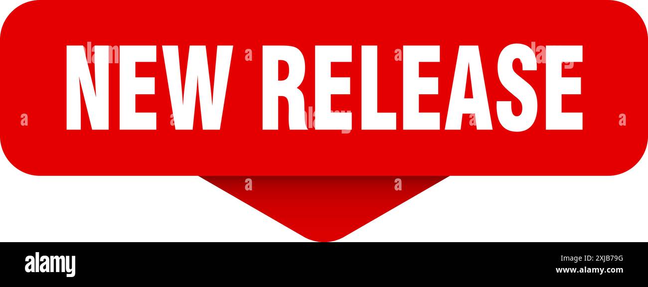new release sticker. new release sign on transparent background ...