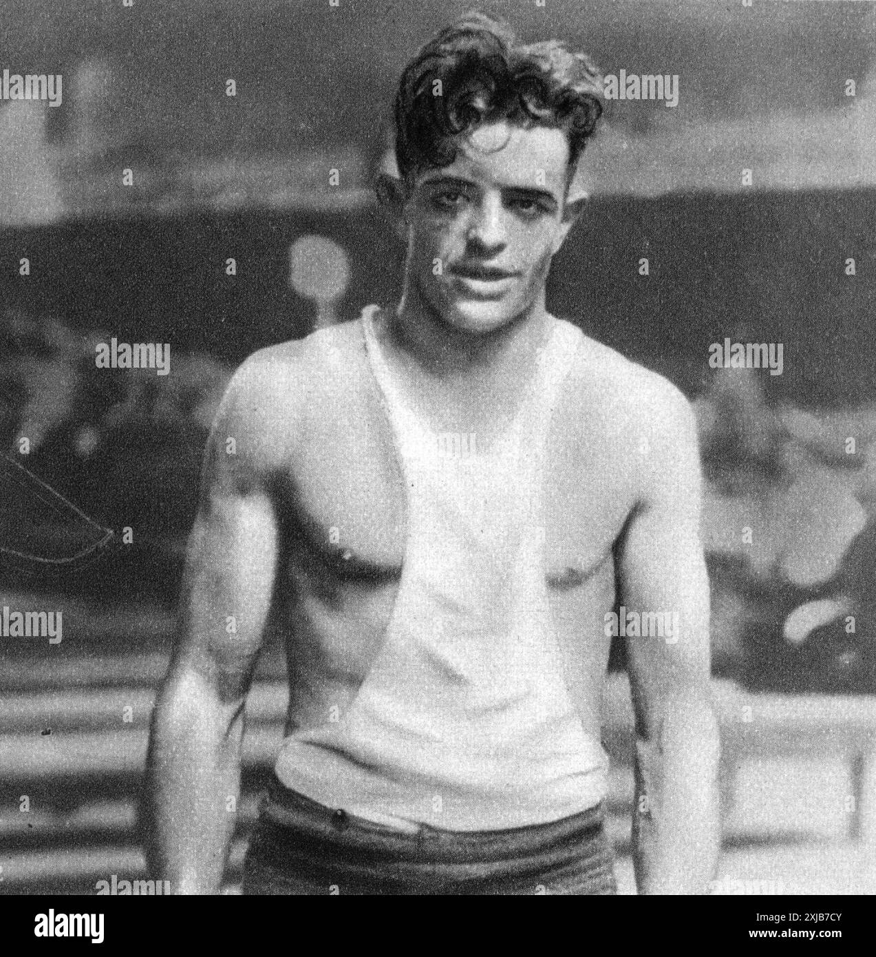 The wrestler Robin Reed in the Olympic Games in Paris 1924 - unknown ...